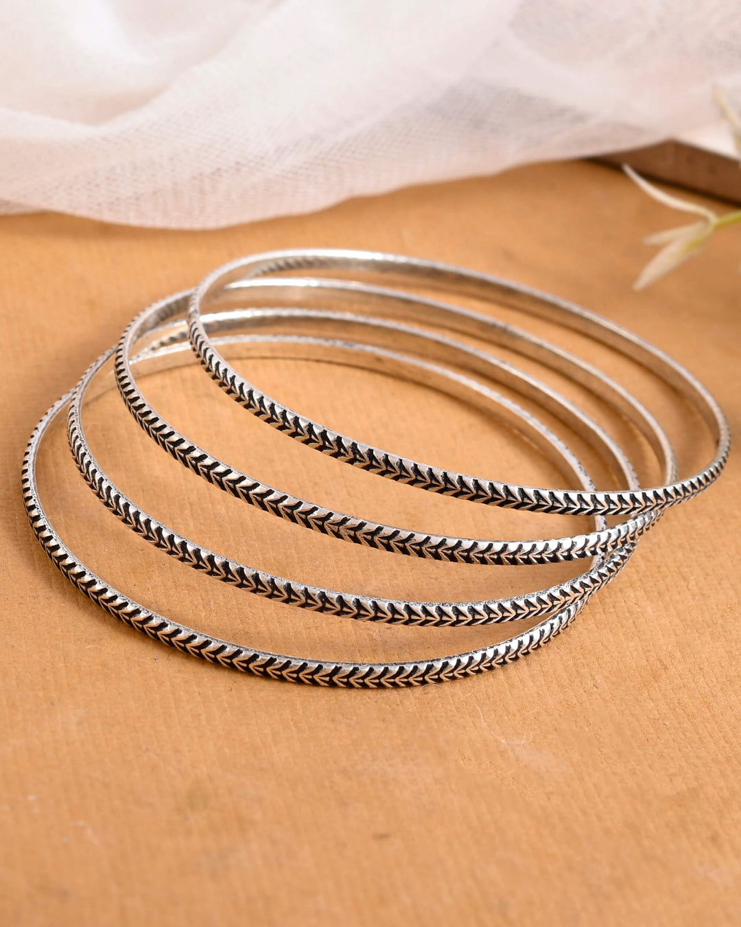 Buy Sterling Silver Bracelet/Bangle For Women – Meera Jaipur